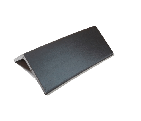 Clay Ridge Tile, Plain Angle (450mm Coverage)